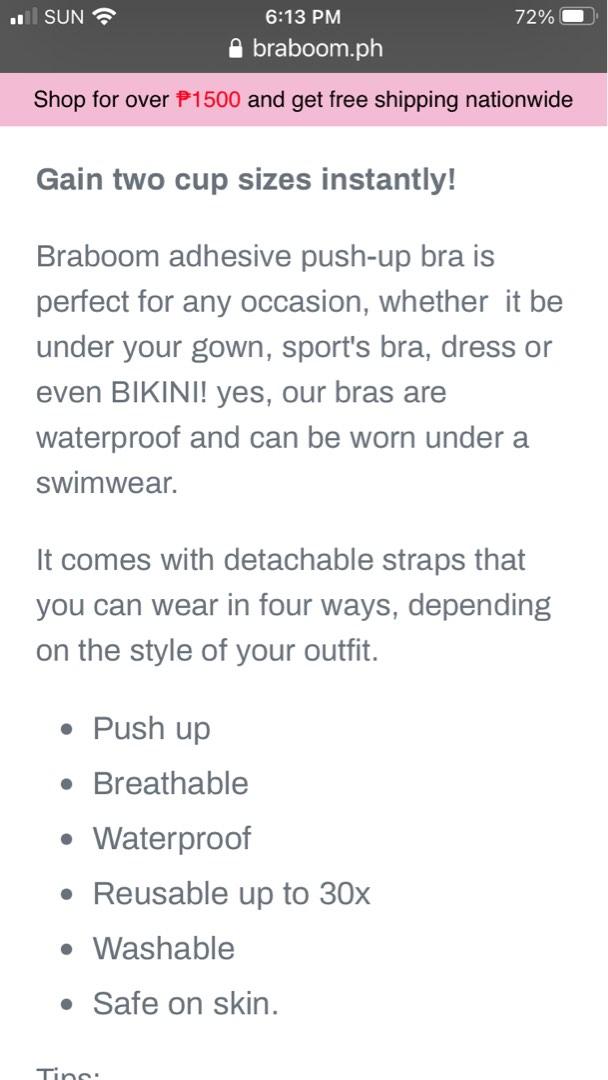 Bra boom push up bra, Women's Fashion, Undergarments & Loungewear on ...