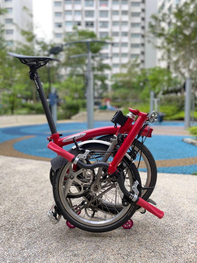 Brompton M2L-X House Red Superlight 2014 folding foldable bike bicycle ...