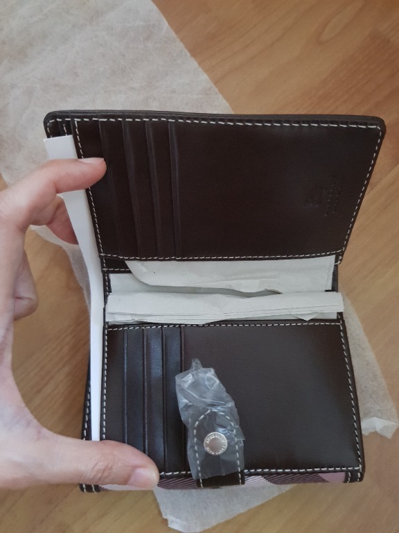 Burberry Blue label wallet, Luxury, Bags & Wallets on Carousell