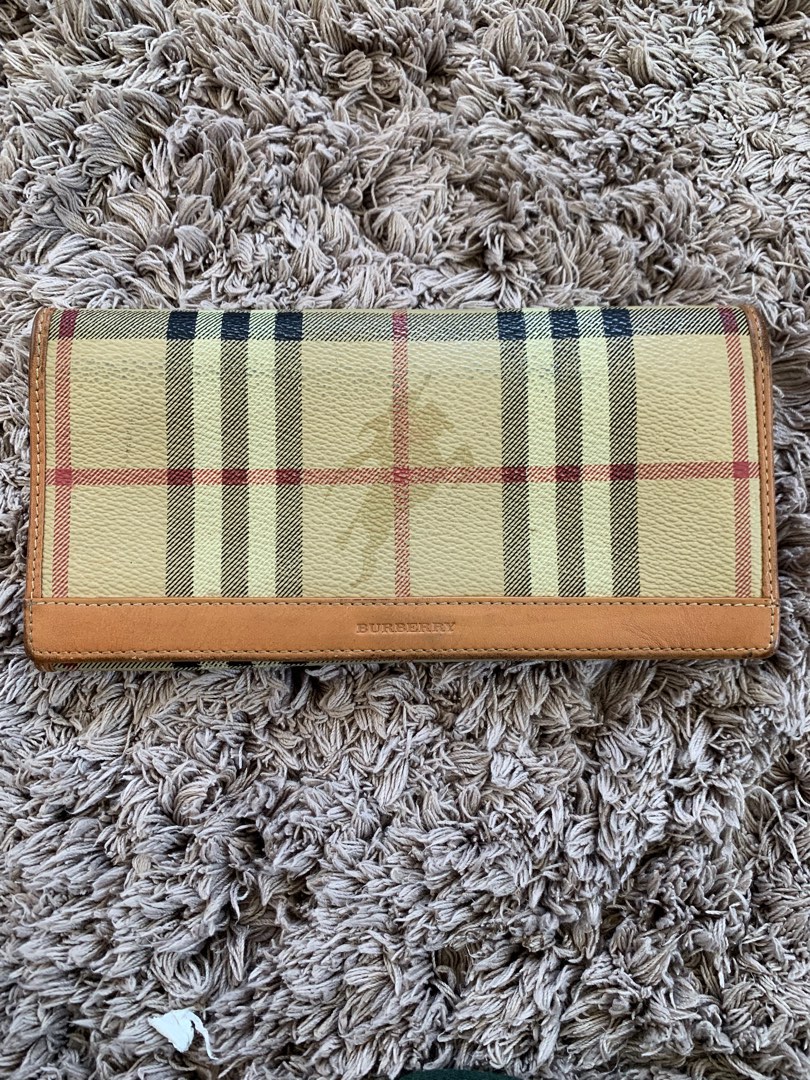 Burberry long wallet, Luxury, Bags & Wallets on Carousell