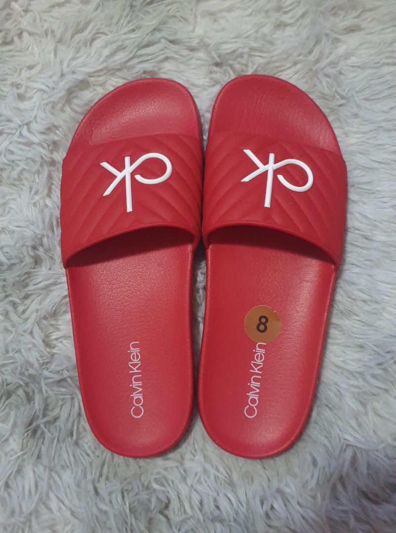 Calvin Klein Slides (womens 8), Women's Fashion, Footwear, Slippers and ...