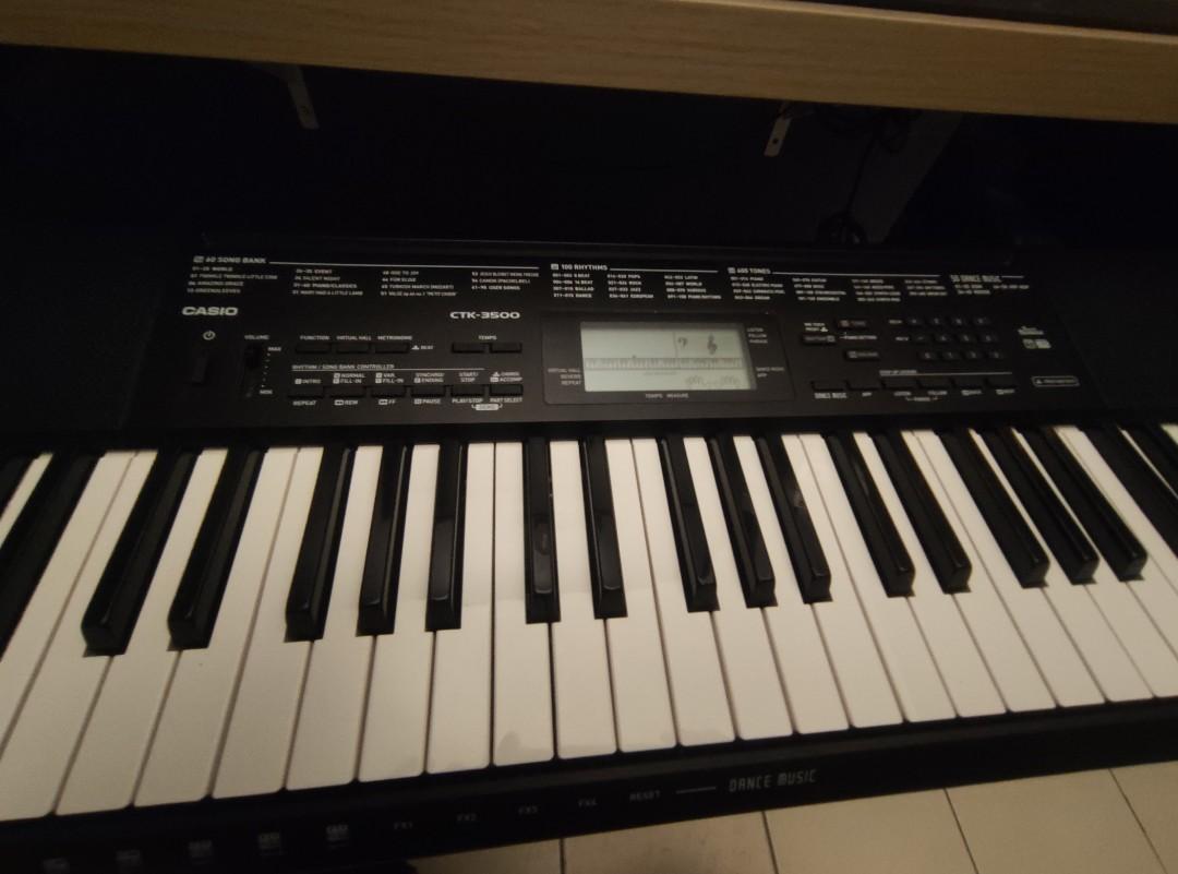 Casio ctk 3500 electric piano midi keyboard, Hobbies & Toys, Music ...