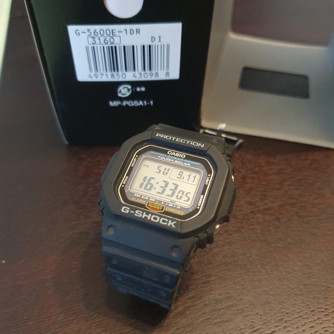 Casio G-shock G-5600E-1DR, Men's Fashion, Watches & Accessories, Watches on Carousell