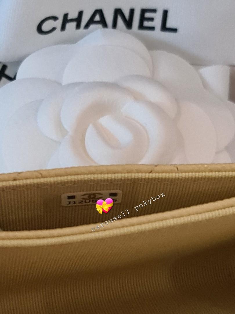 CHANEL 22B Caviar Snap Cardholder/Wallet/Purse/Card Holder( not 22K ...