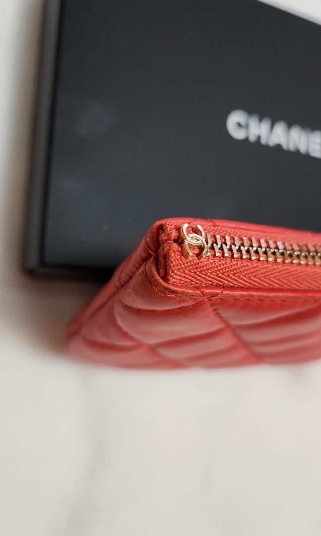 Chanel small pouch, Luxury, Bags & Wallets on Carousell
