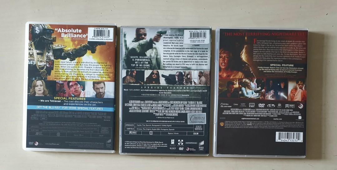 Chappie, Book Of Eli,Nightmare On Elm Street,Last Airbender,Avatar,Into ...