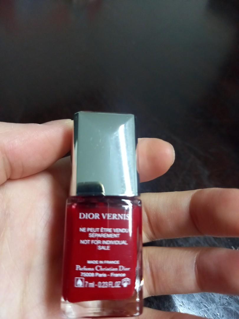Christian Dior red nail colour, Beauty & Personal Care, Hands & Nails ...