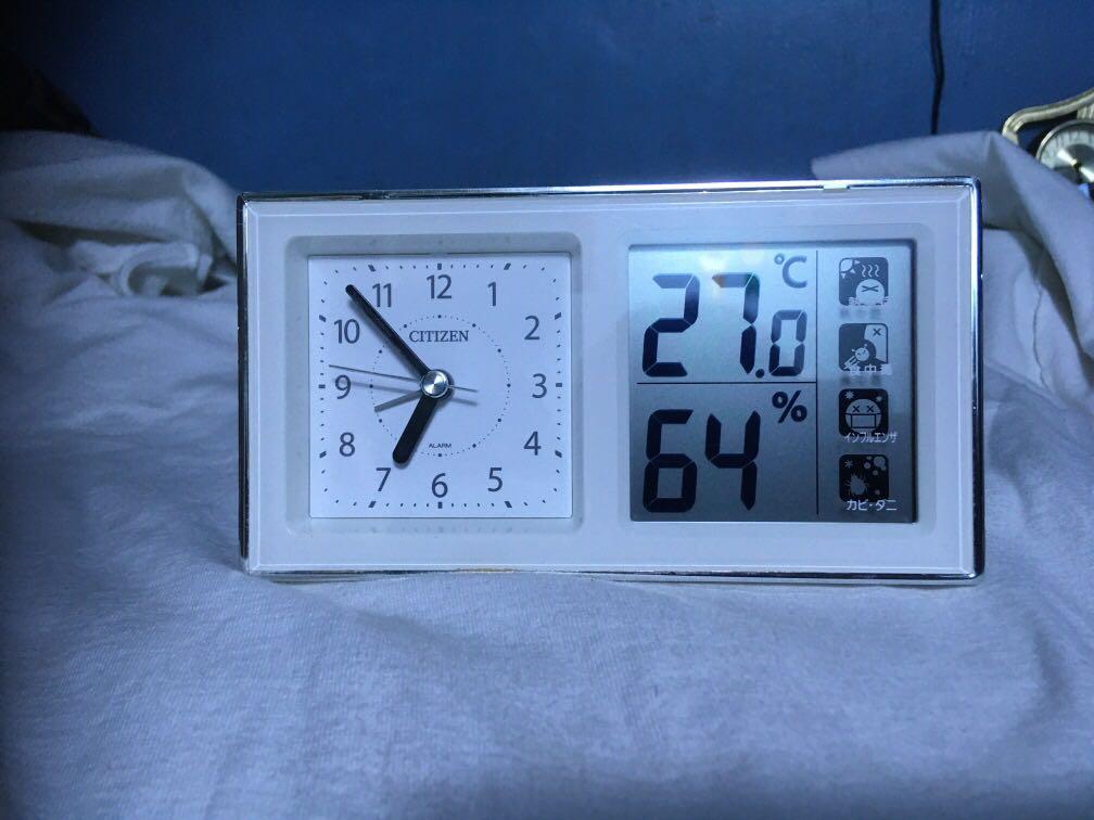 citizen desk top alarm clock original, Luxury, Watches on Carousell