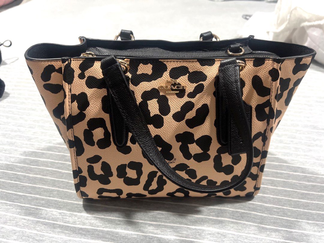 Coach leopard mini bag, Women's Fashion, Bags & Wallets, Cross-body ...