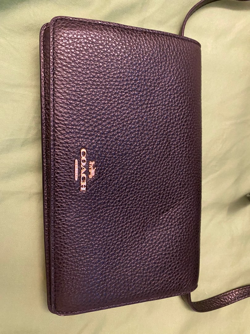 Coach WOC black, 名牌, 手袋及銀包 - Carousell