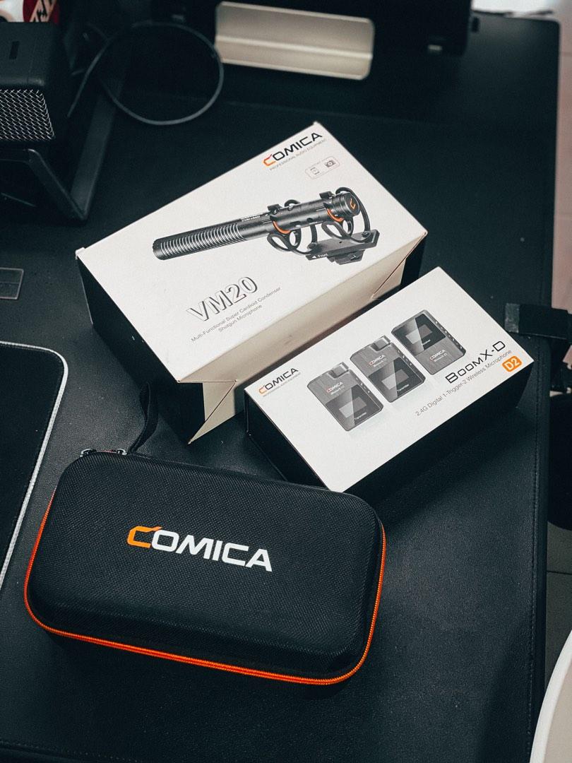 Comica Boom XD Wireless & VM20 Shotgun Mic, Audio, Microphones on Carousell
