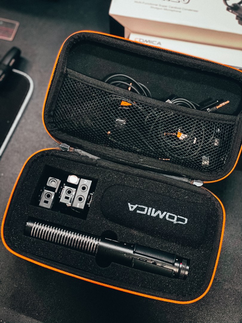 Comica Boom XD Wireless & VM20 Shotgun Mic, Audio, Microphones on Carousell