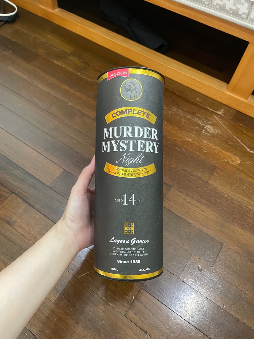 Complete Murder Mystery Night Board Game by Lagoon Games, Hobbies ...