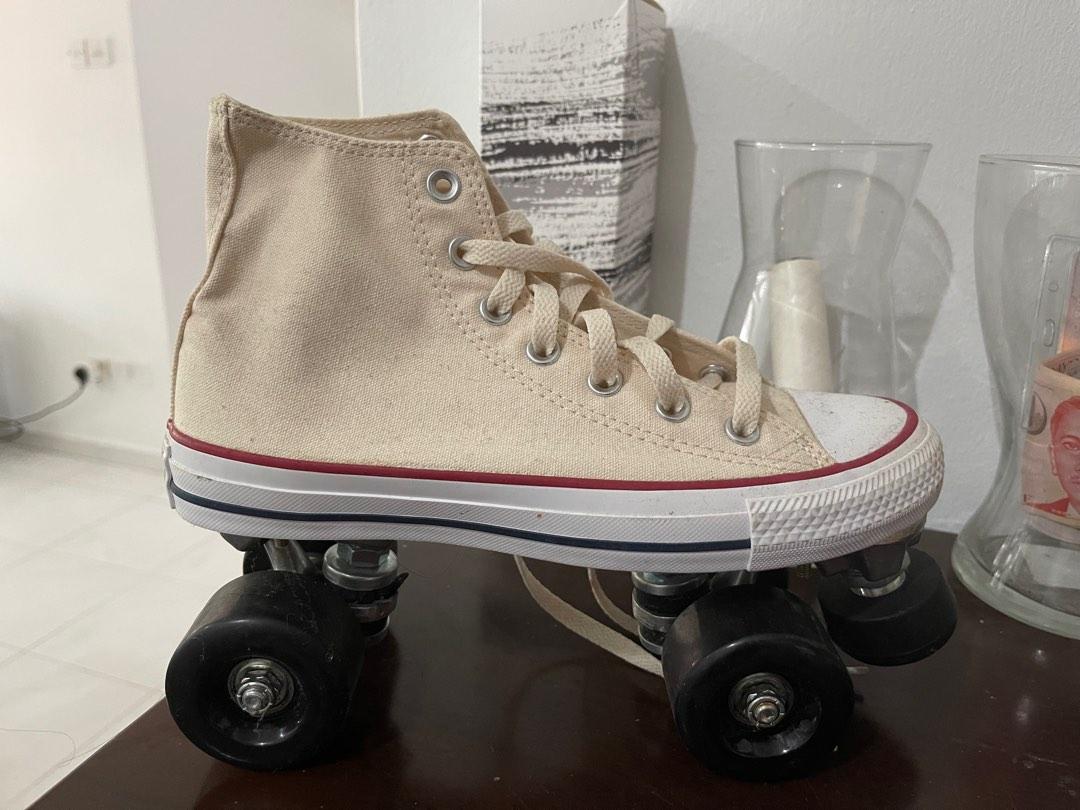 Converse High Cut with Roller Blades, Sports Equipment, Sports & Games ...