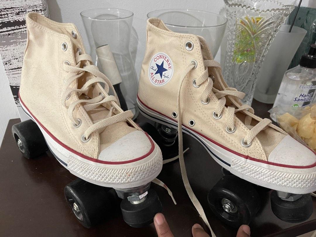 Converse High Cut with Roller Blades, Sports Equipment, Sports & Games ...