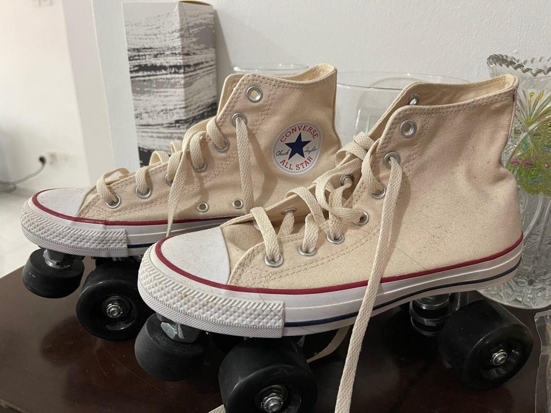 Converse High Cut with Roller Blades, Sports Equipment, Sports & Games ...