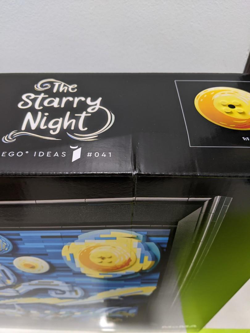 [Creased Box] LEGO Ideas The Starry Night 21333, Hobbies & Toys, Toys ...