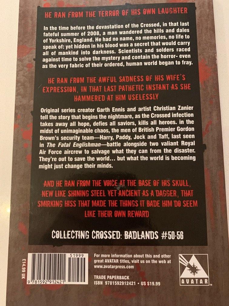 Crossed Badlands comic by Garth Ennis, Hobbies & Toys, Books ...