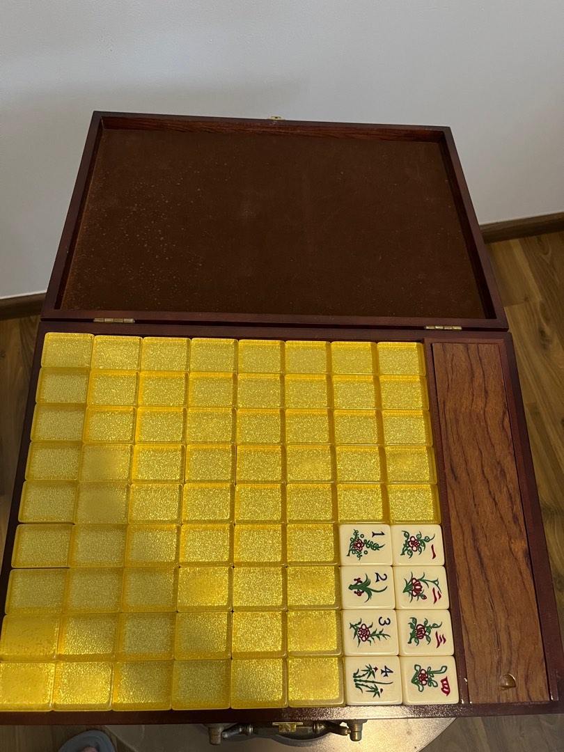 Crystal Mahjong Set, Hobbies & Toys, Toys & Games on Carousell