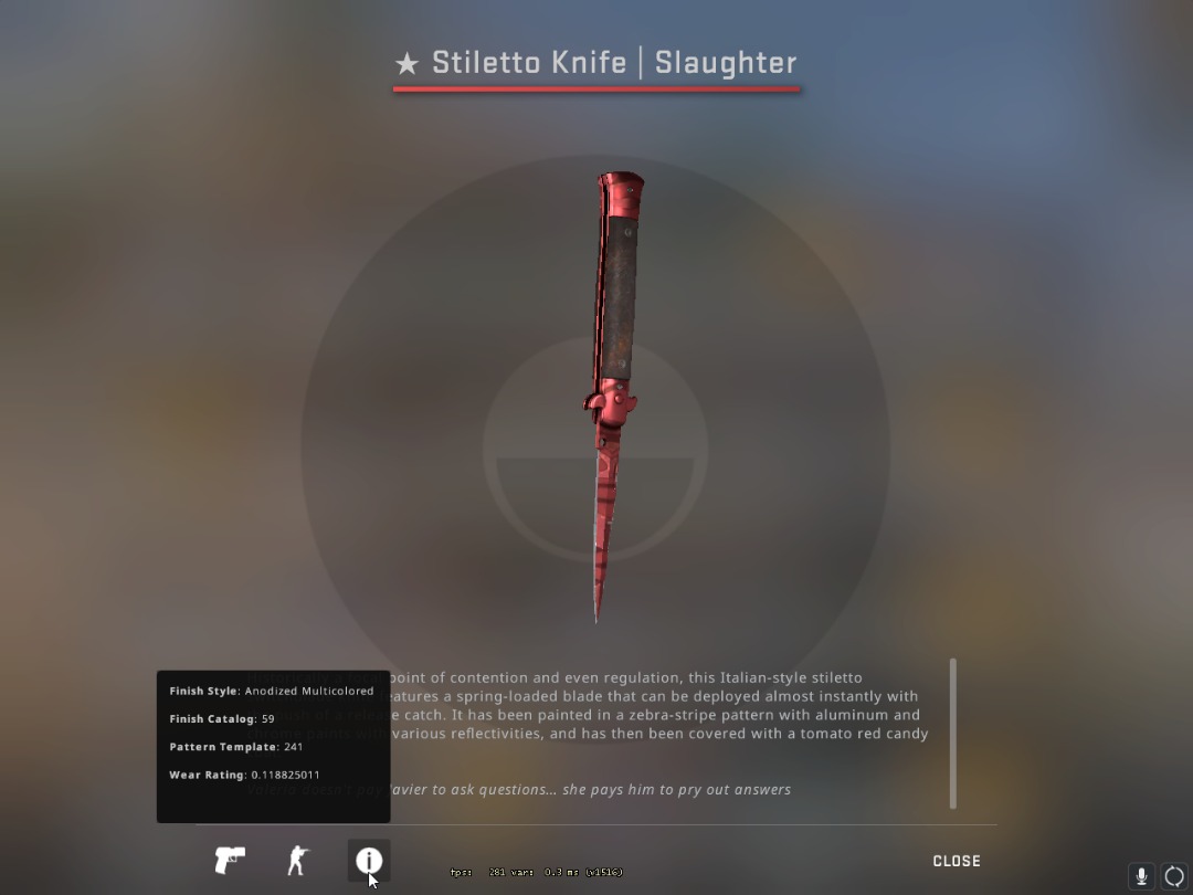 csgo stiletto knife slaughter mw, Video Gaming, Gaming Accessories, In ...