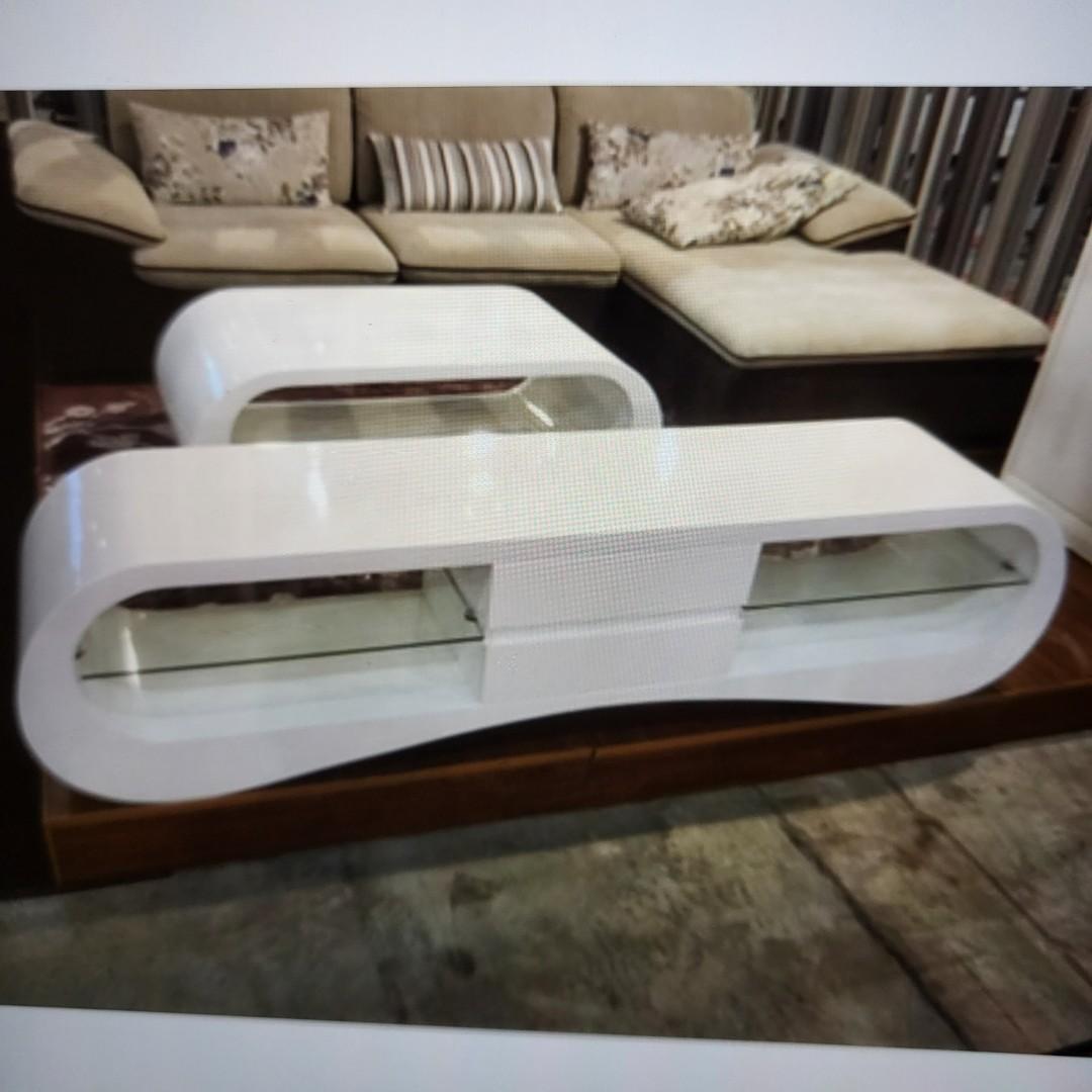 Curve TV console, Furniture & Home Living, Furniture, TV Consoles on ...
