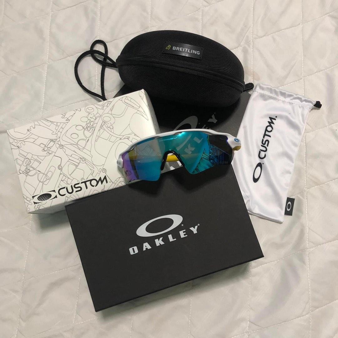 Custom Oakley Radar EV Commissioned by Breitling, Men's Fashion ...