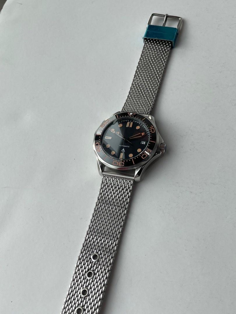 Custom Seiko Mod Omega Seamaster 007, Men's Fashion, Watches ...
