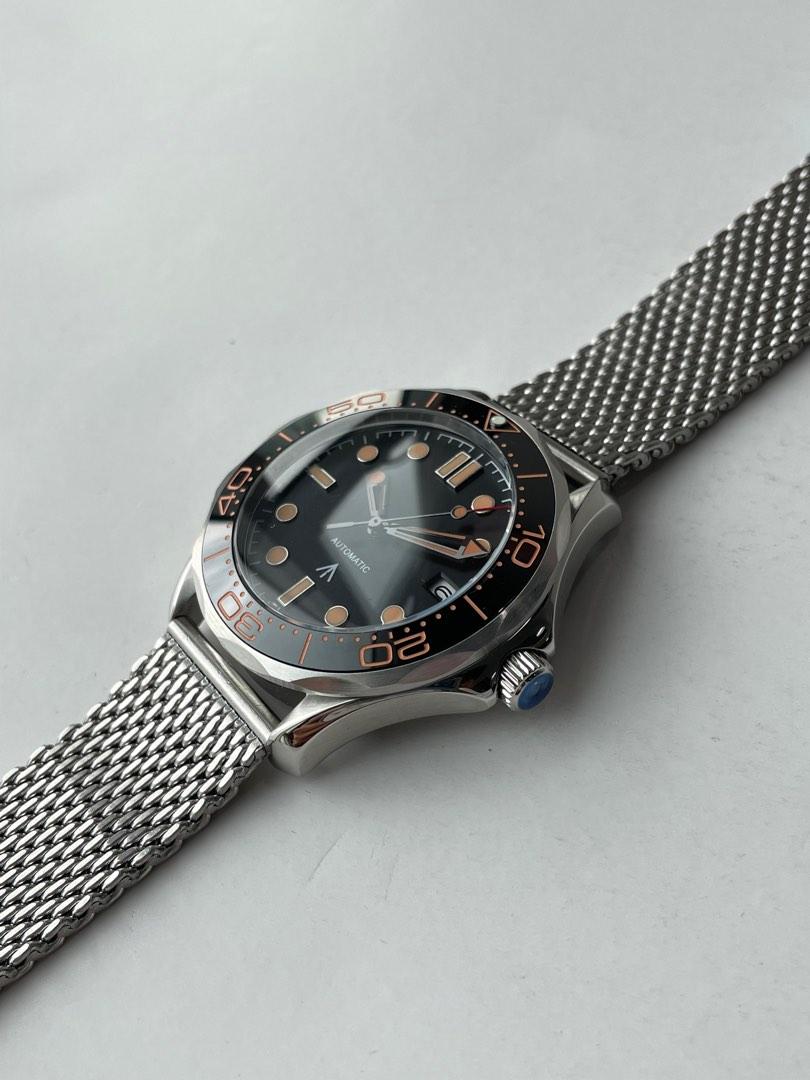 Custom Seiko Mod Omega Seamaster 007, Men's Fashion, Watches ...