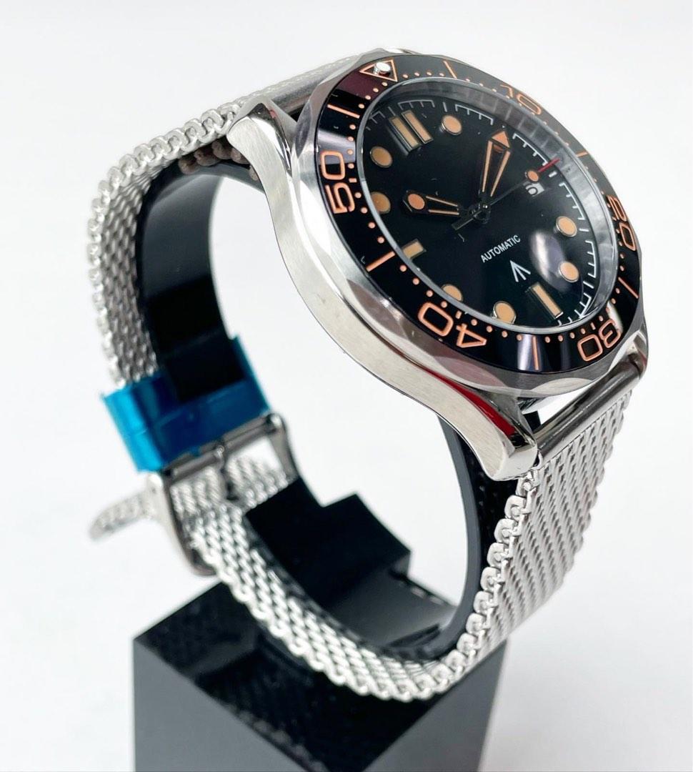 Custom Seiko Mod Omega Seamaster 007, Men's Fashion, Watches ...