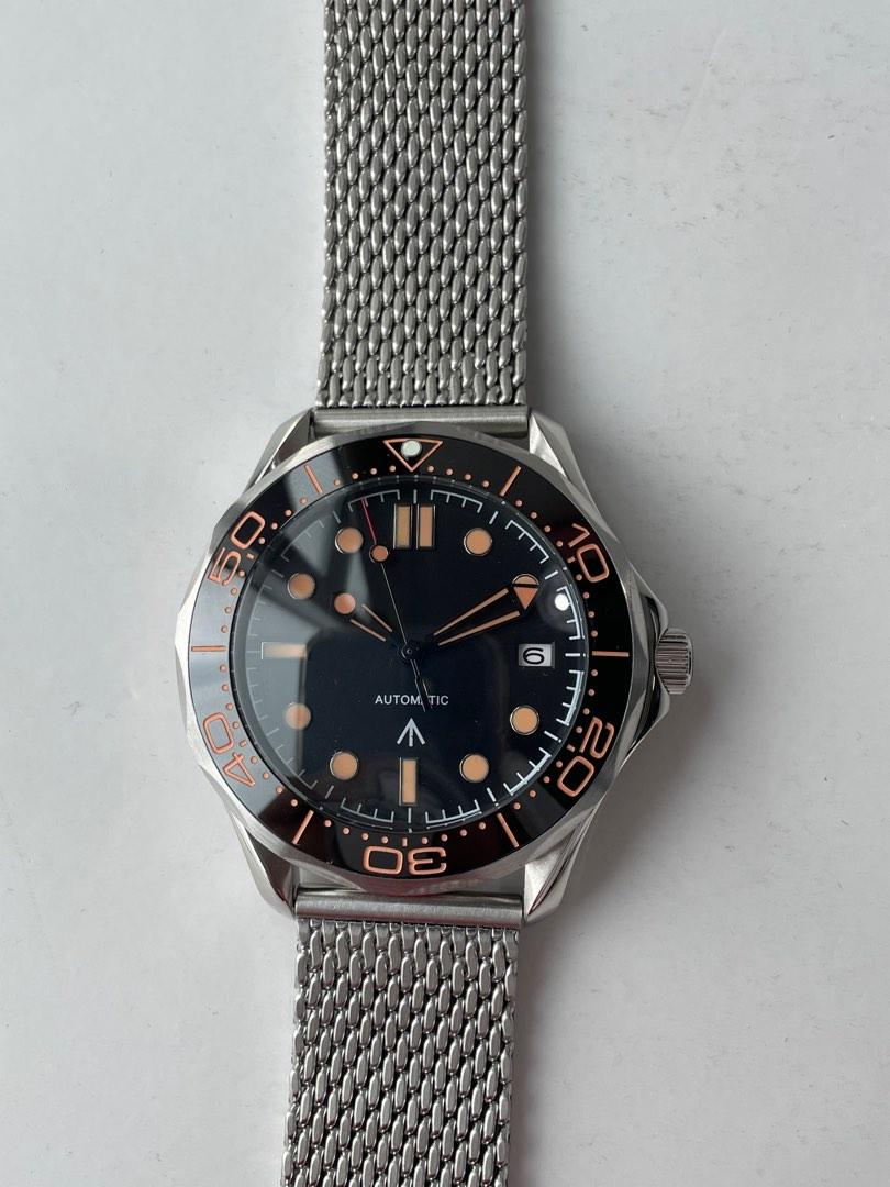 Custom Seiko Mod Omega Seamaster 007, Men's Fashion, Watches ...