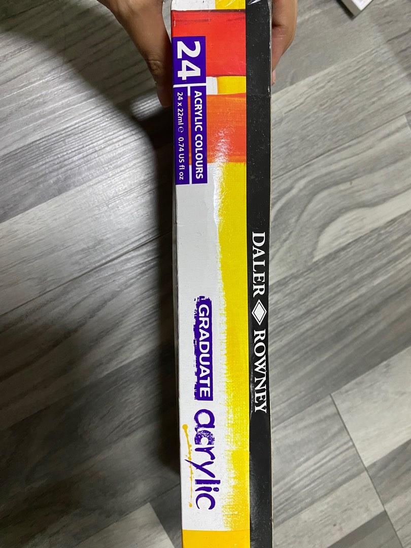 Daler Rowner Acrylic 24 colours, Hobbies & Toys, Stationery & Craft ...