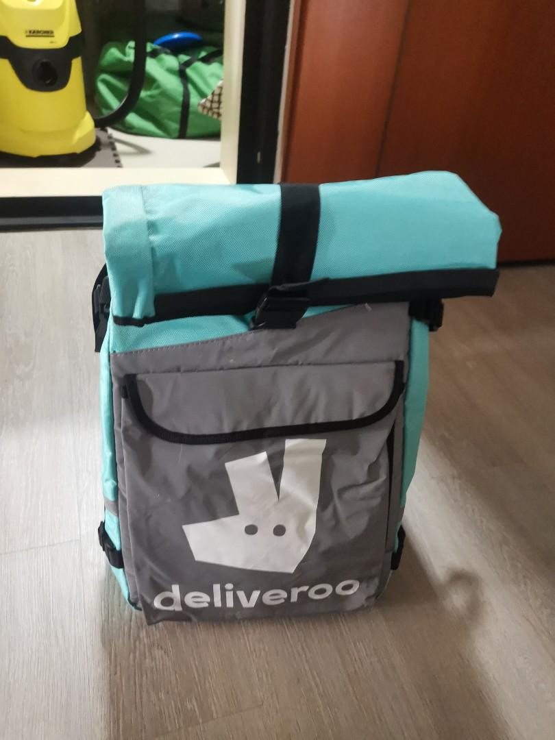Deliveroo backpack, Motorcycles, Motorcycle Apparel on Carousell