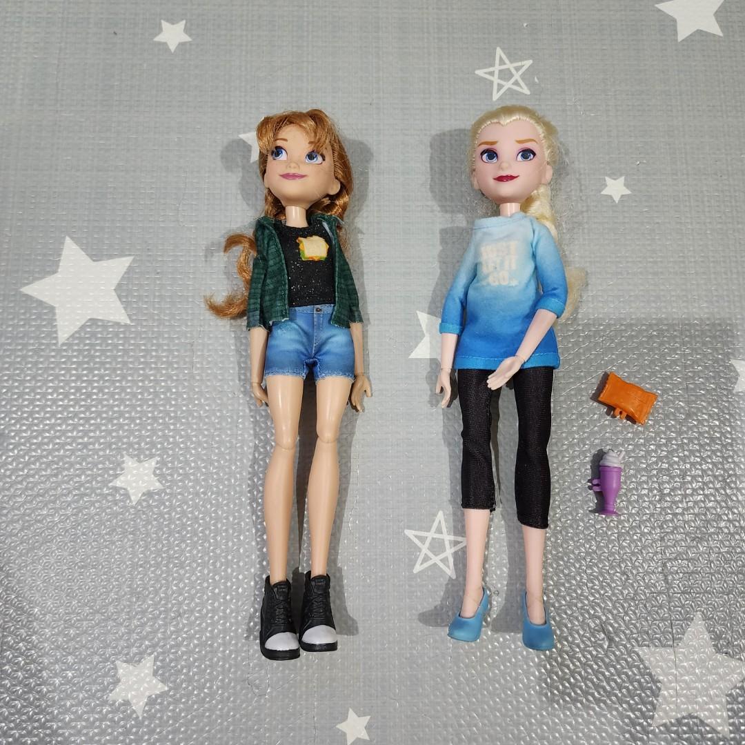 Disney Dolls, Frozen Anna and Elsa Wreck It Ralph Comfy Princess ...