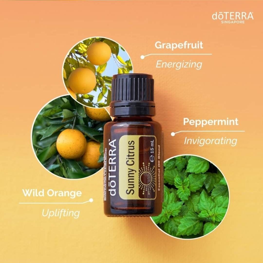 doTERRA Sunny Citrus 15ml (Limited Edition), Furniture & Home Living ...