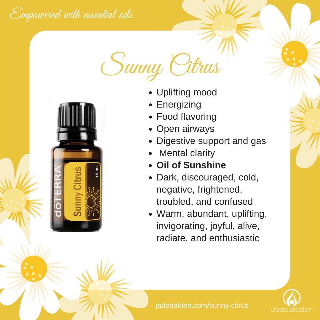 doTERRA Sunny Citrus 15ml (Limited Edition), Furniture & Home Living ...
