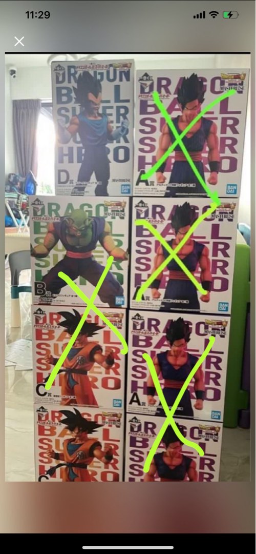 Dragon ball kuji Sheng long figurine goku gohan figurine towel cup bag ...