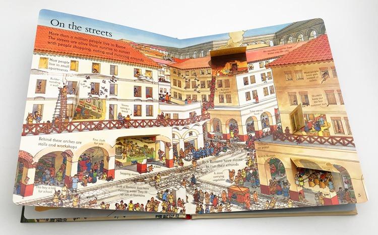 EK370 Usborne 看裡面系列 See Inside Ancient Rome, 興趣及遊戲, 書本 & 文具, 小朋友書 ...