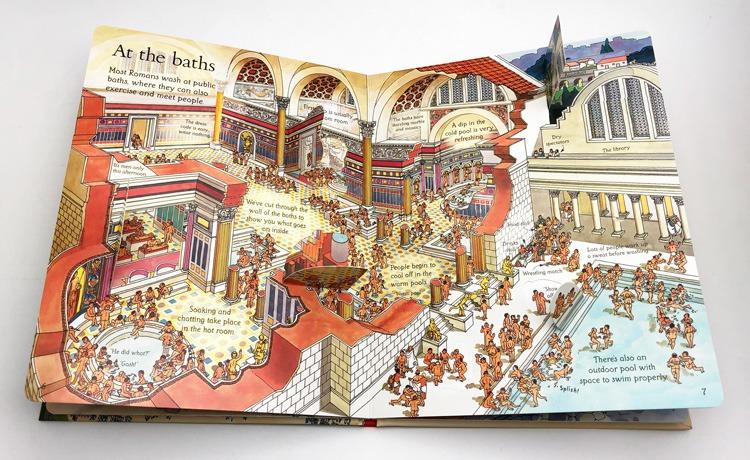 EK370 Usborne 看裡面系列 See Inside Ancient Rome, 興趣及遊戲, 書本 & 文具, 小朋友書 ...