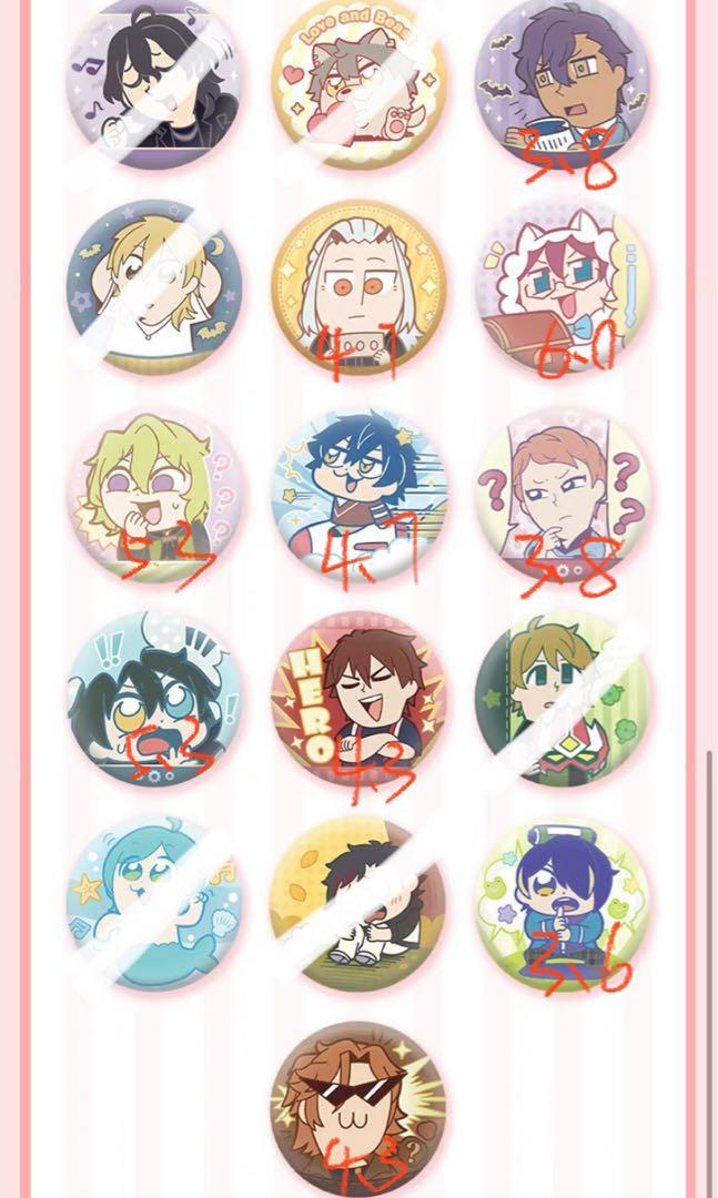 Ensemble stars bukubu badge, Hobbies & Toys, Memorabilia & Collectibles ...
