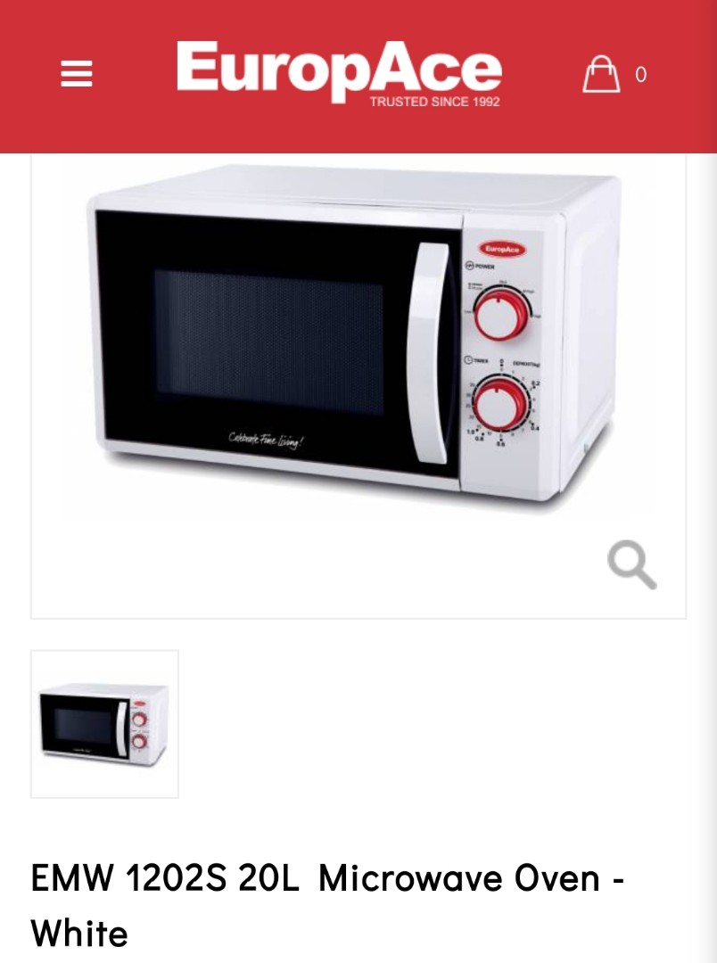 EuropAce Microwave, TV & Home Appliances, Kitchen Appliances, Ovens ...