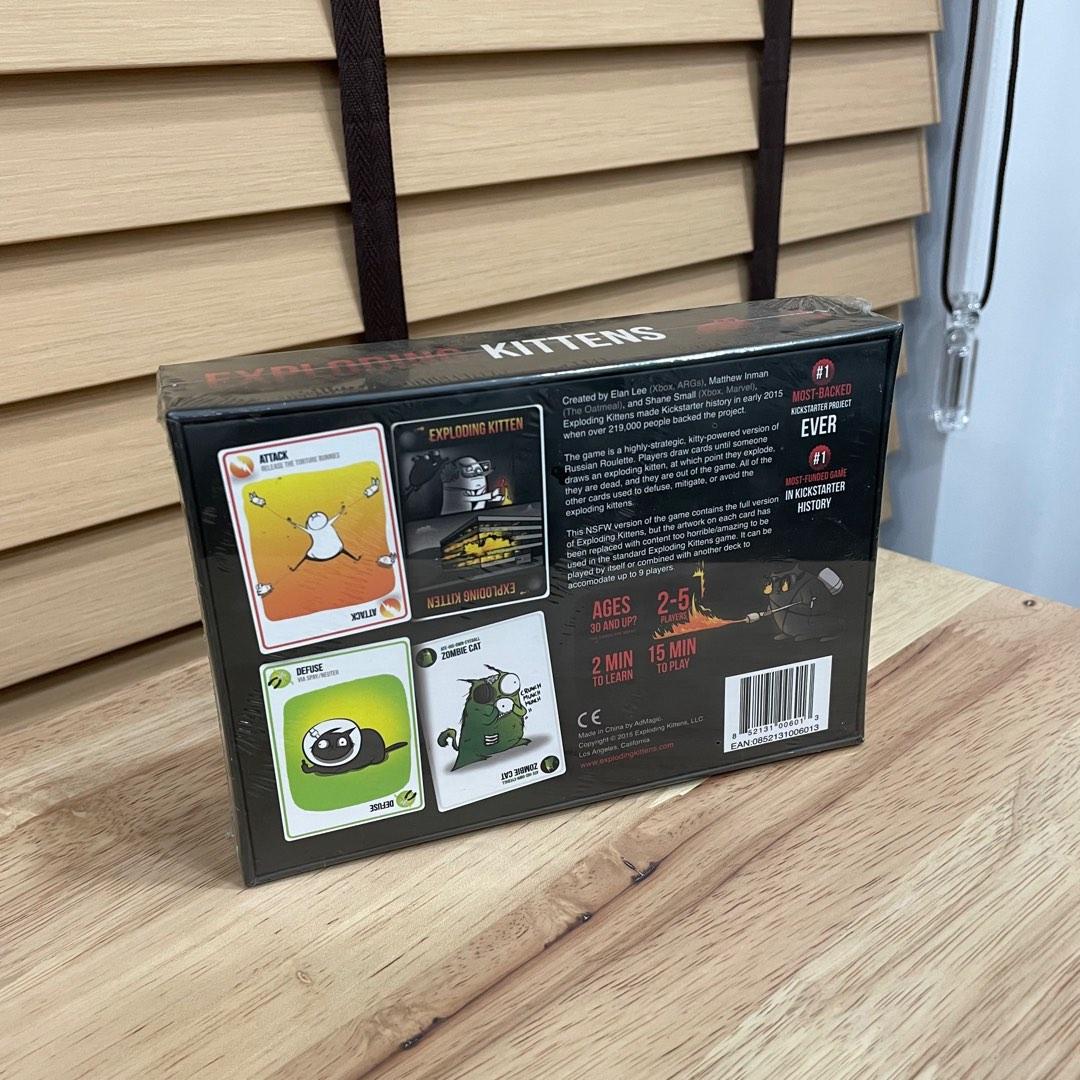 Exploding Kittens (NSFW Deck), Hobbies & Toys, Toys & Games on Carousell