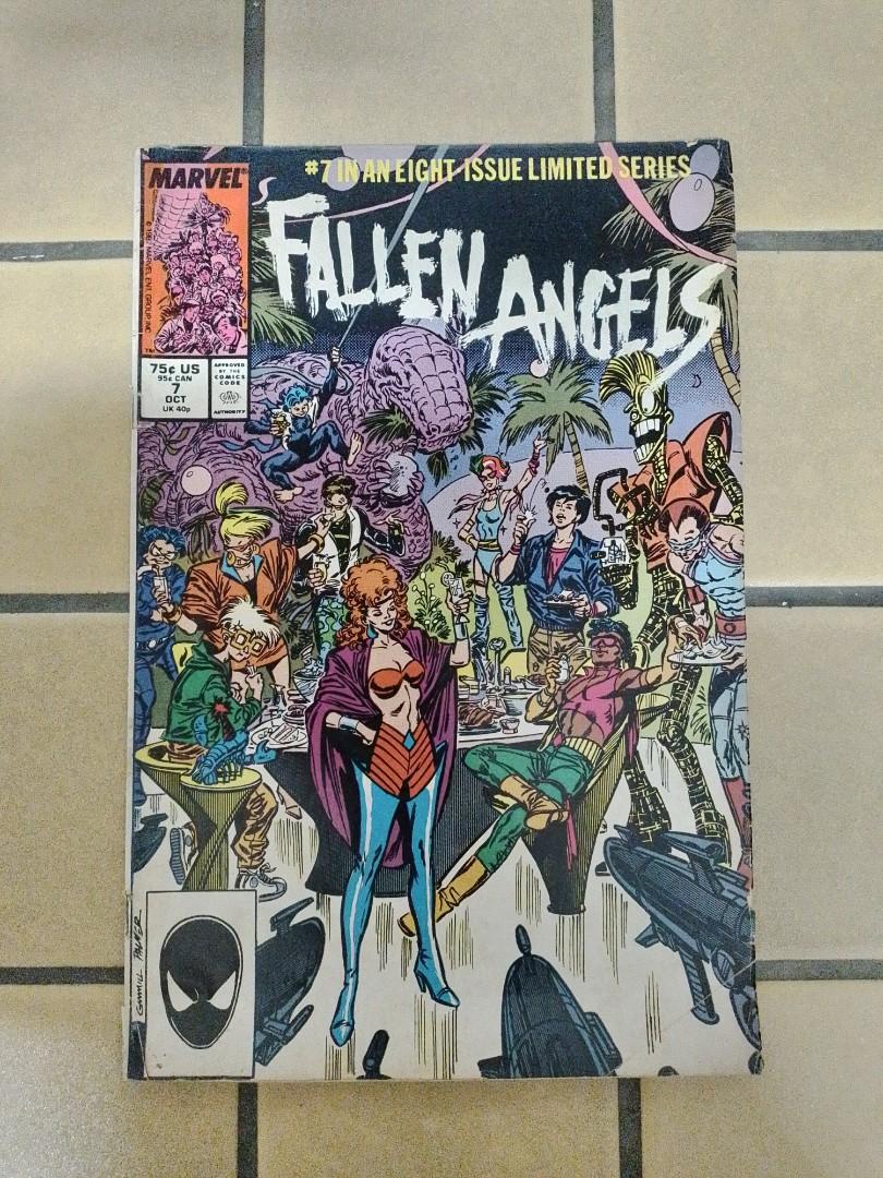 Fallen Angels #7 ( Kerry Gammill - Cover Art ) Marvel Copper Age Issue ...
