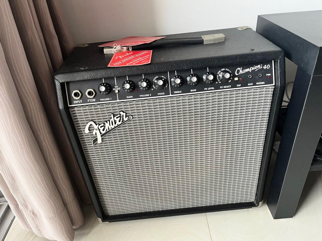 Fender Champion 40 Guitar Combo Amplifier, 230V, Hobbies & Toys, Music ...