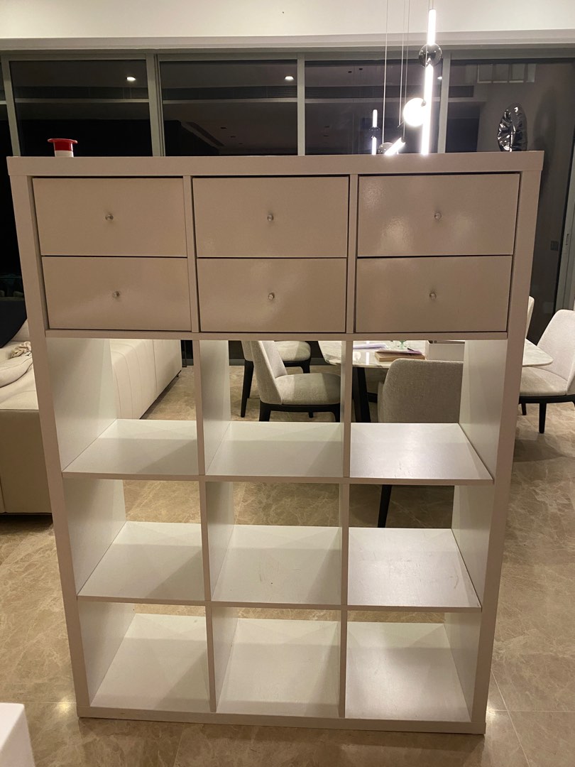 Firesale: IKEA KALLEX shelving unit 3x4, Furniture & Home Living ...