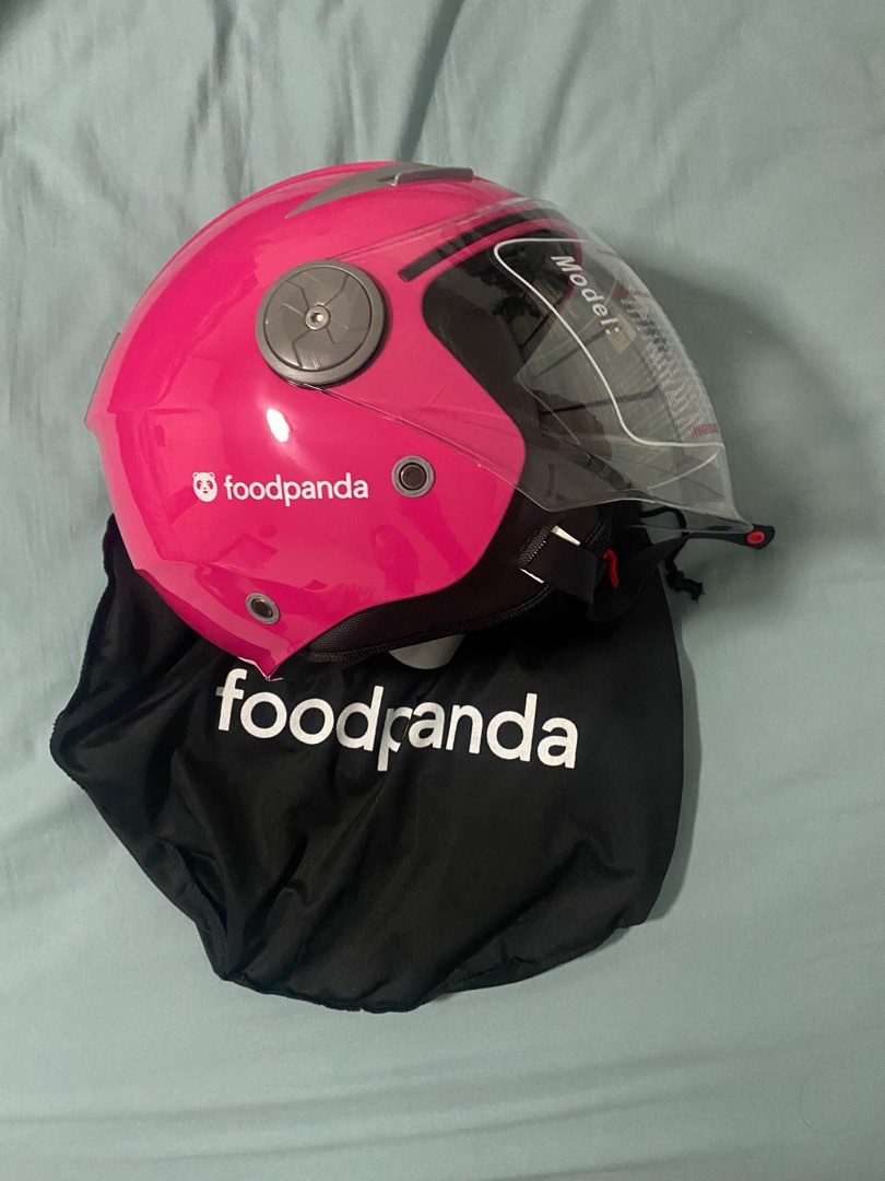 Foodpanda Helmet, Motorcycles, Motorcycle Accessories on Carousell