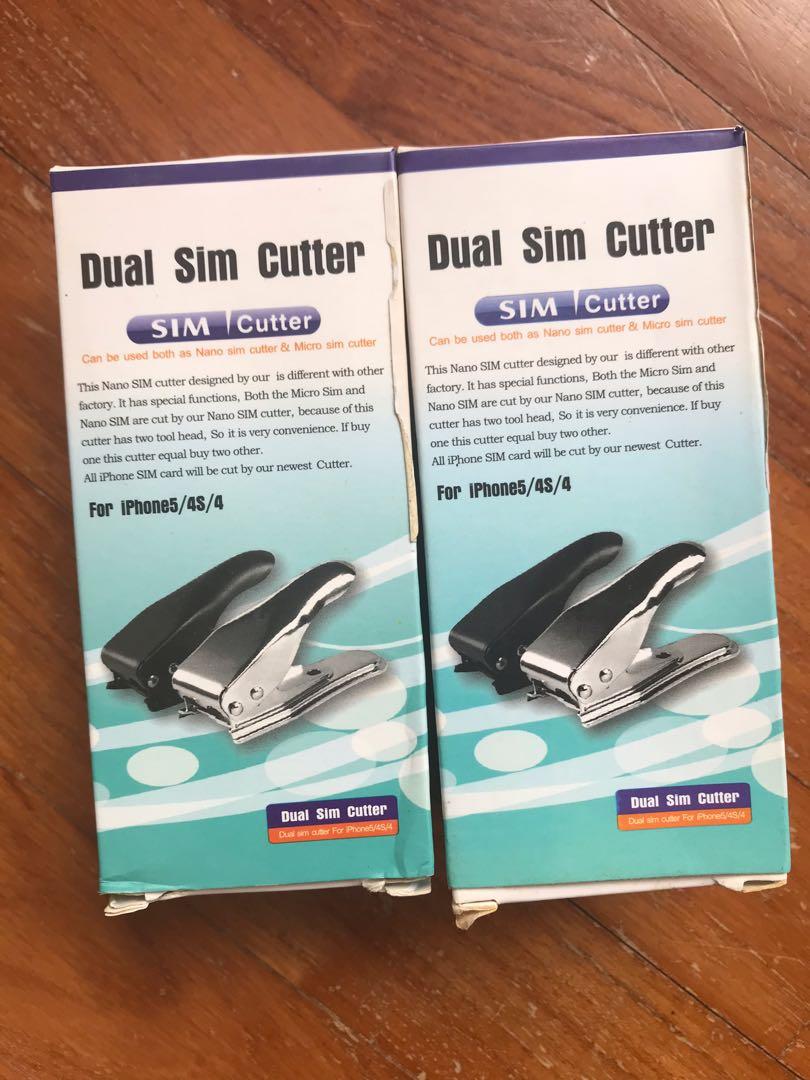 Free Dual Sim Cutter, Hobbies & Toys, Stationery & Craft, Stationery ...