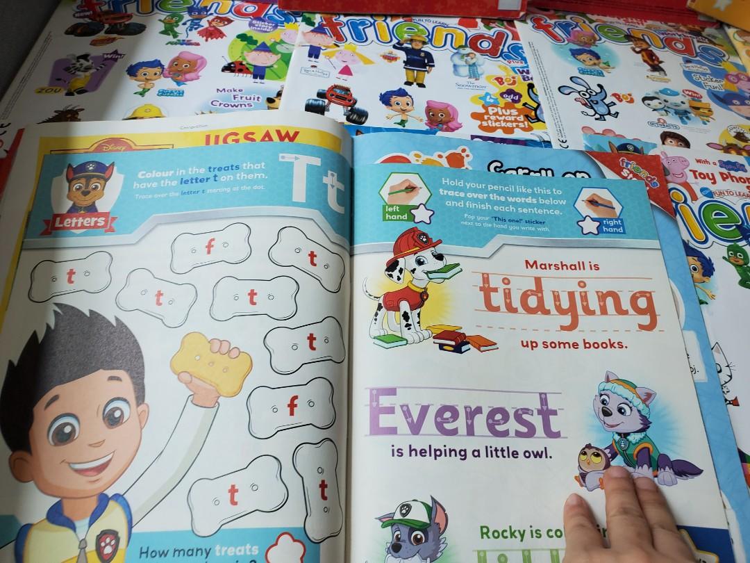 Friends -peppa pig n workbook x 10, 興趣及遊戲, 書本 & 文具, 雜誌及其他 - Carousell