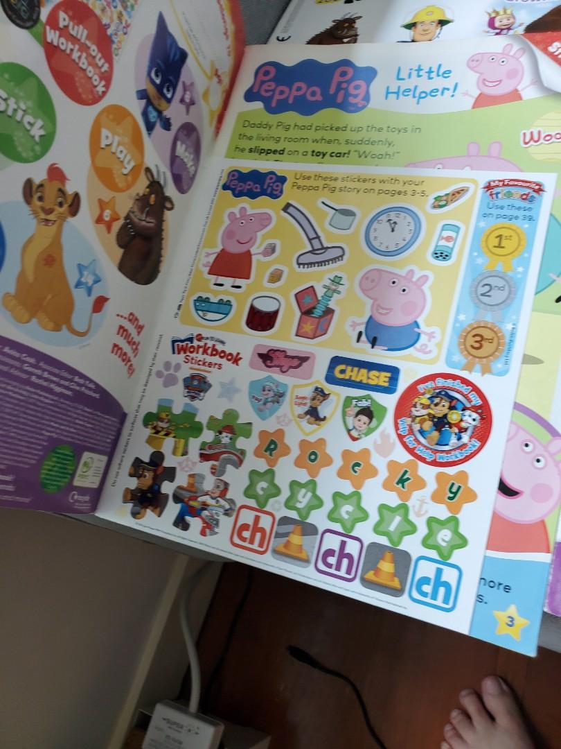 Friends -peppa pig n workbook x 10, 興趣及遊戲, 書本 & 文具, 雜誌及其他 - Carousell