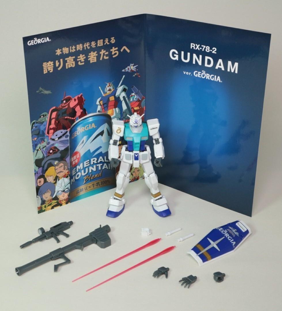 Georgia coffee X Gundam collaboration HG Gundam Model kit Gunpla Mobile ...