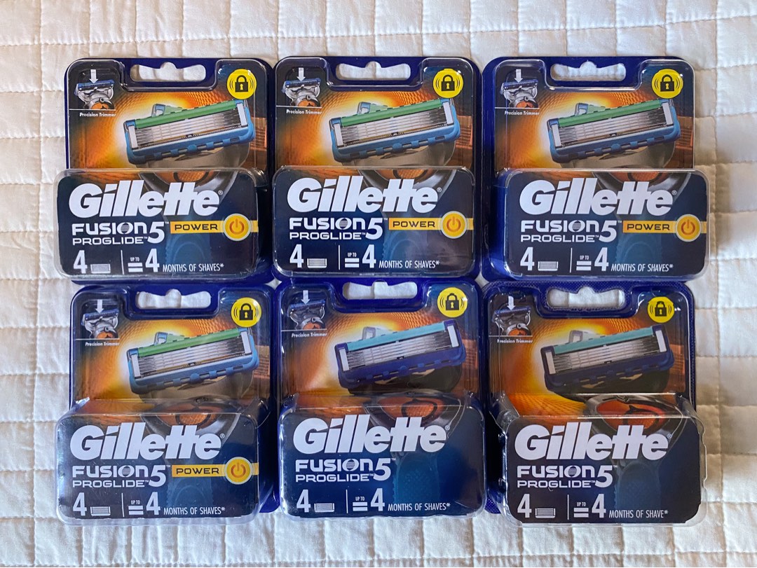 Gillette Fusion 5 Proglide - 4 refills, Beauty & Personal Care, Men's ...